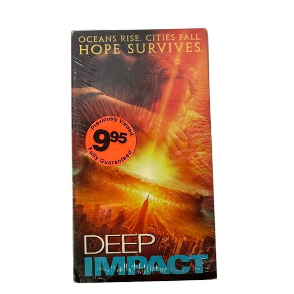 Media | Deep Impact Vhs 1998 Movie Drama Adventure Disaster Film ...